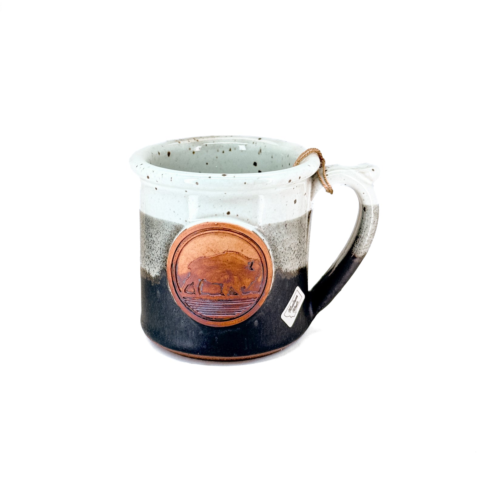 Bison Mug - Handmade Medallion Mugs - Mountain Arts Pottery