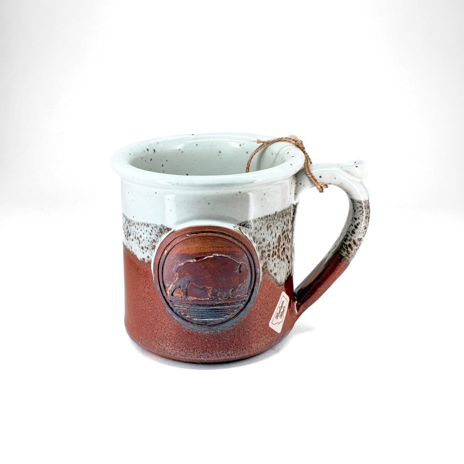 Bison Mug - Handmade Medallion Mugs - Mountain Arts Pottery