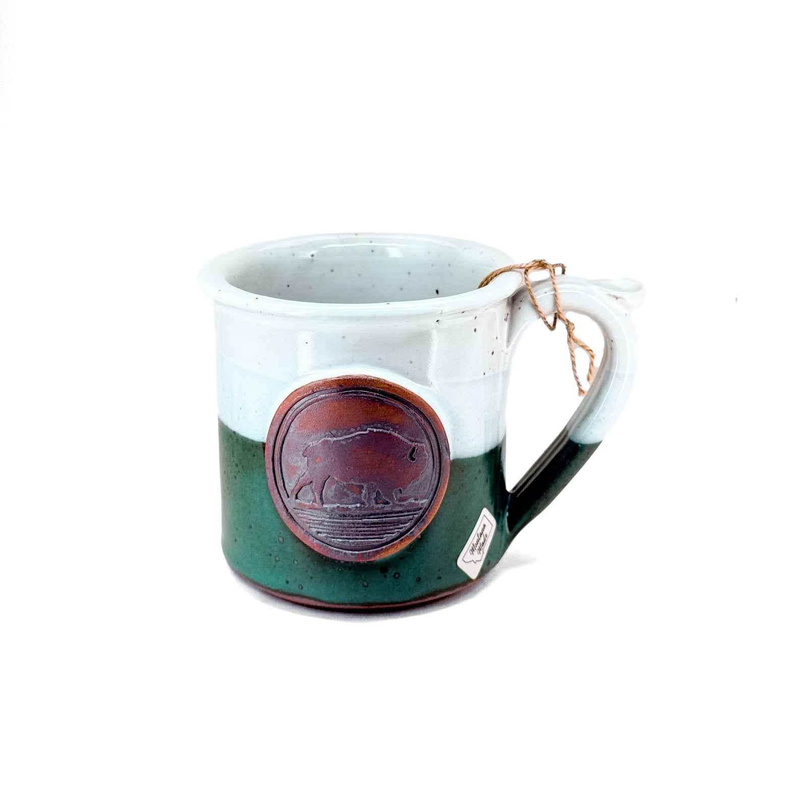 Bison Mug - Handmade Medallion Mugs - Mountain Arts Pottery