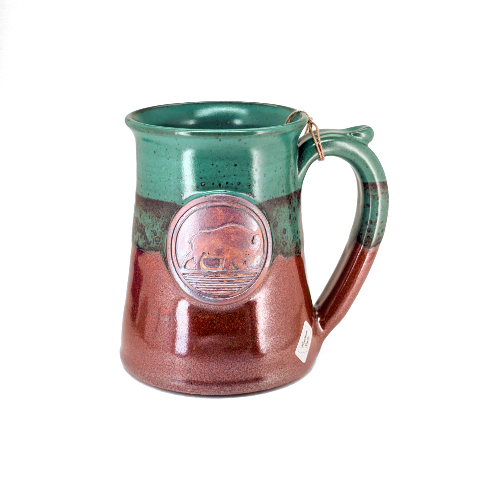 Bison Mug - Handmade Medallion Mugs - Mountain Arts Pottery