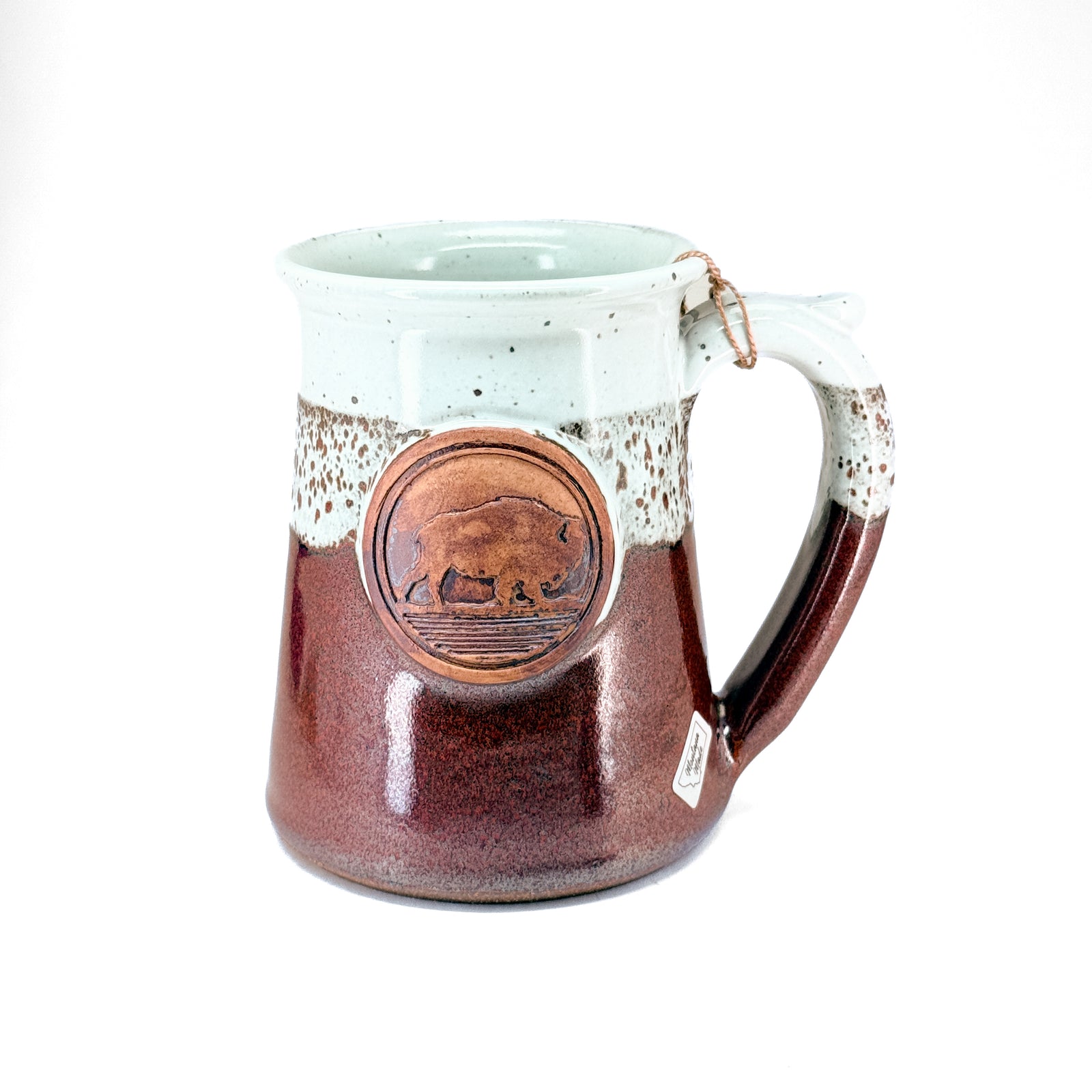 Bison Mug - Handmade Medallion Mugs - Mountain Arts Pottery