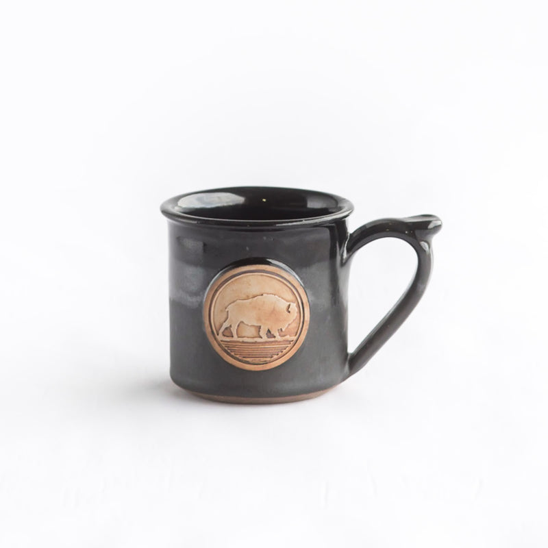 Bison Mug - Handmade Medallion Mugs - Mountain Arts Pottery